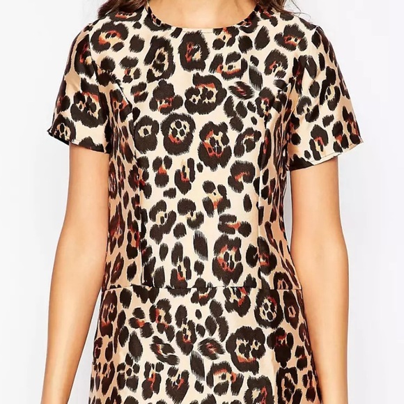 Dresses | Leopard Print Shift Dress | Poshmark